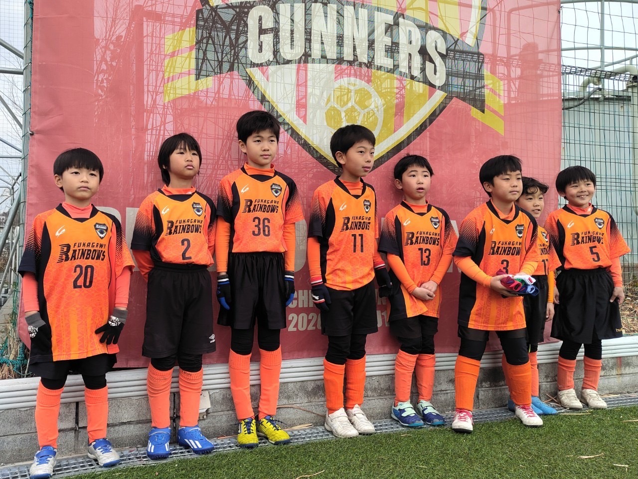 2年生がGUNNERS 1DAY U-8 CUPで準優勝しました - 深川レインボーズ